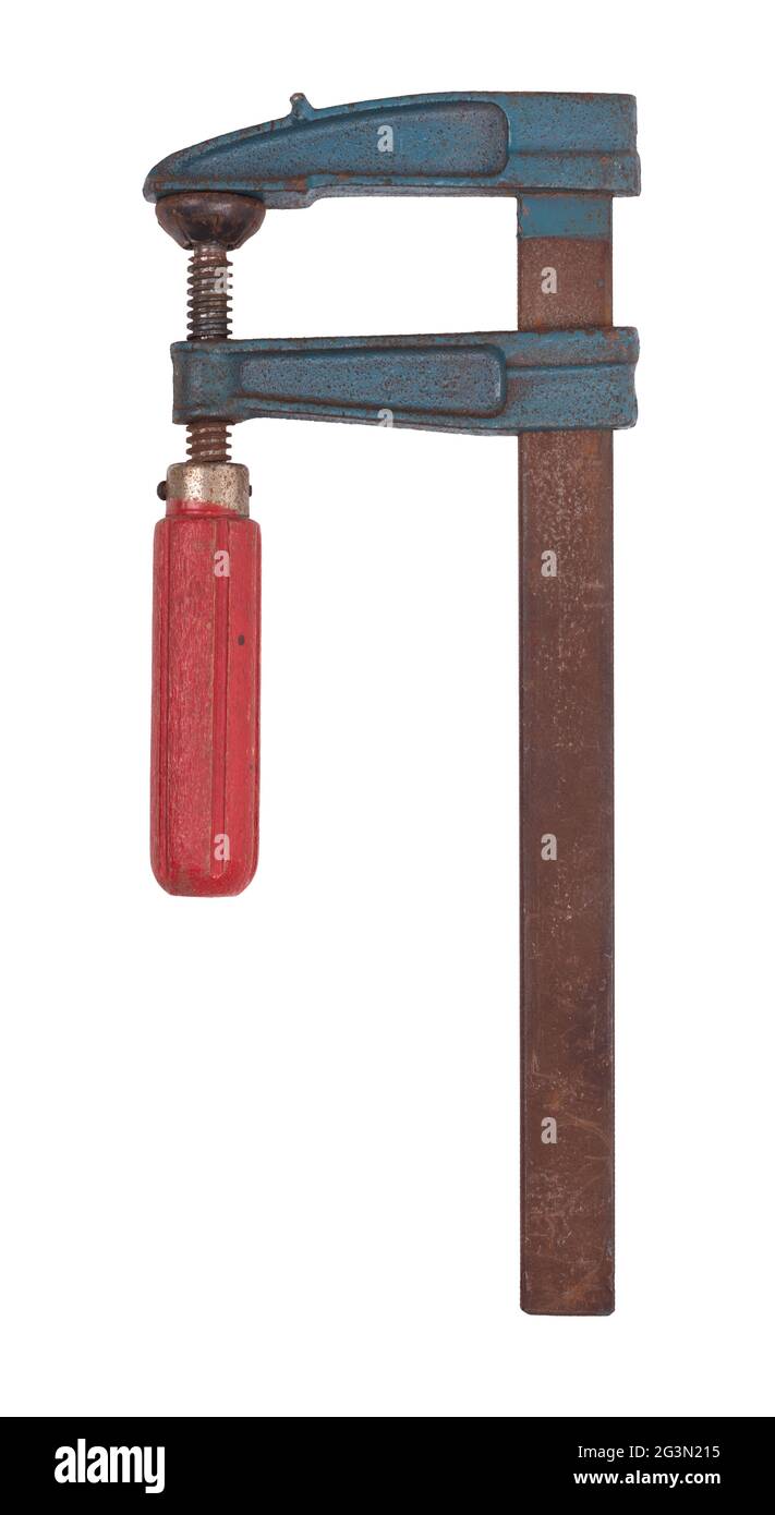 Glue clamp isolated Stock Photo - Alamy