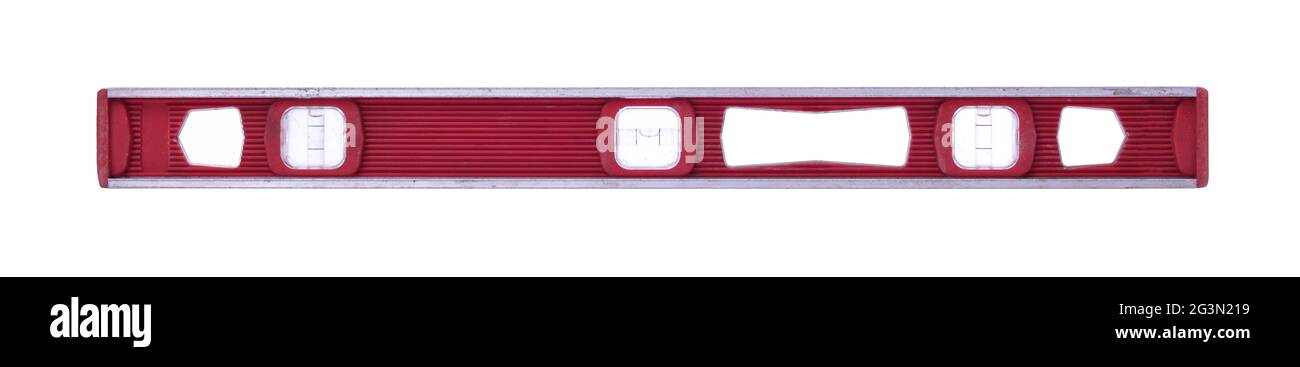 Spirit level tool isolated Stock Photo - Alamy