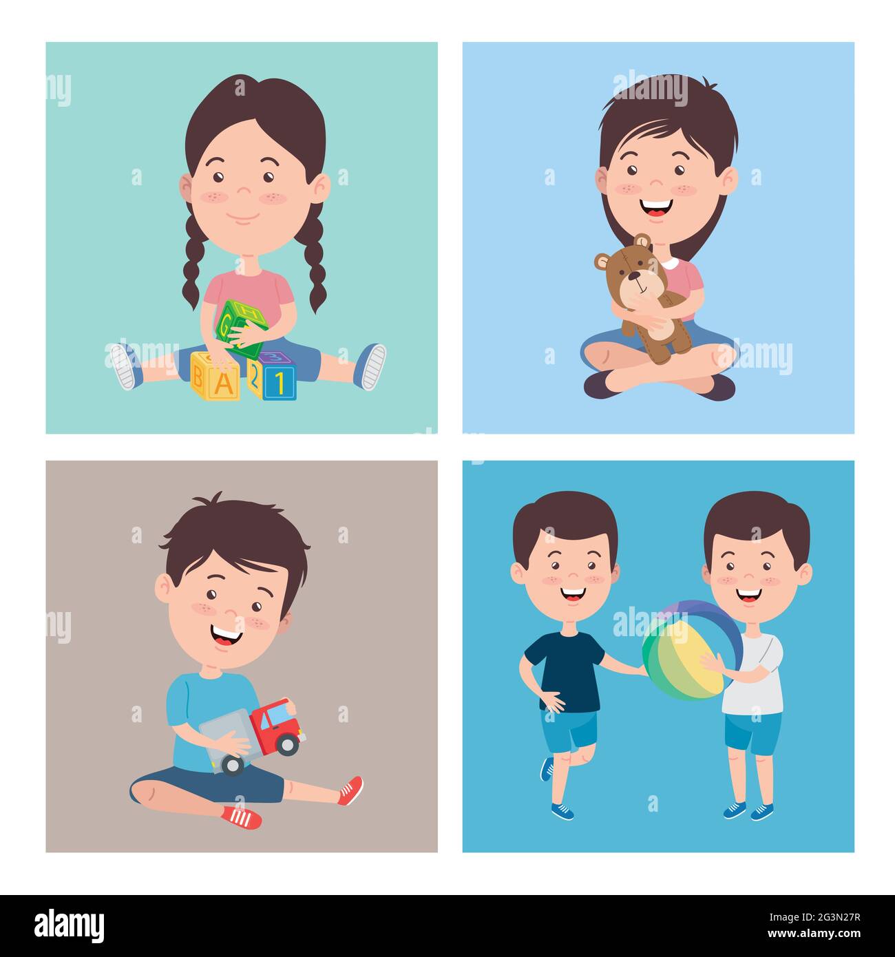 Childhood cartoons Cut Out Stock Images & Pictures - Alamy