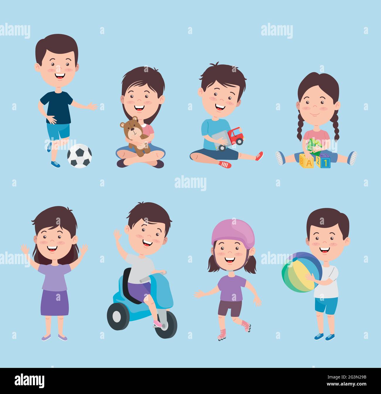 Kids cartoons Stock Vector Images - Alamy