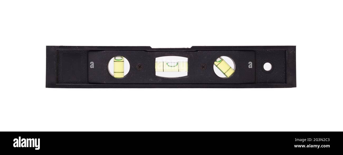 Spirit level tool isolated Stock Photo - Alamy