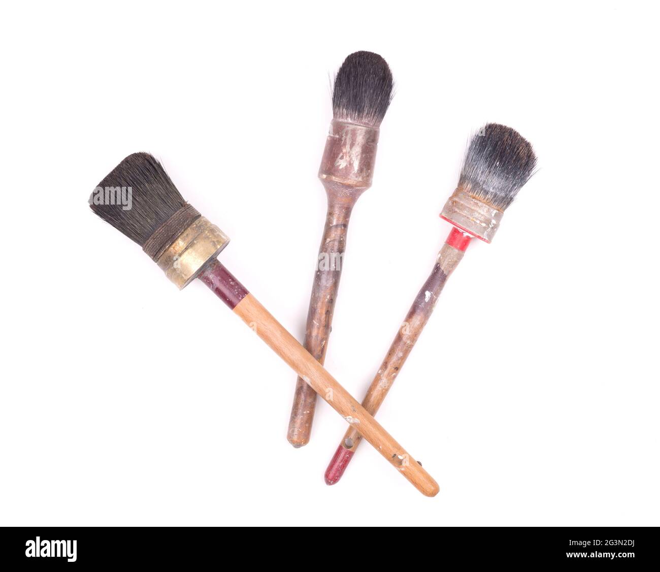 Old and used paint brushes Stock Photo - Alamy