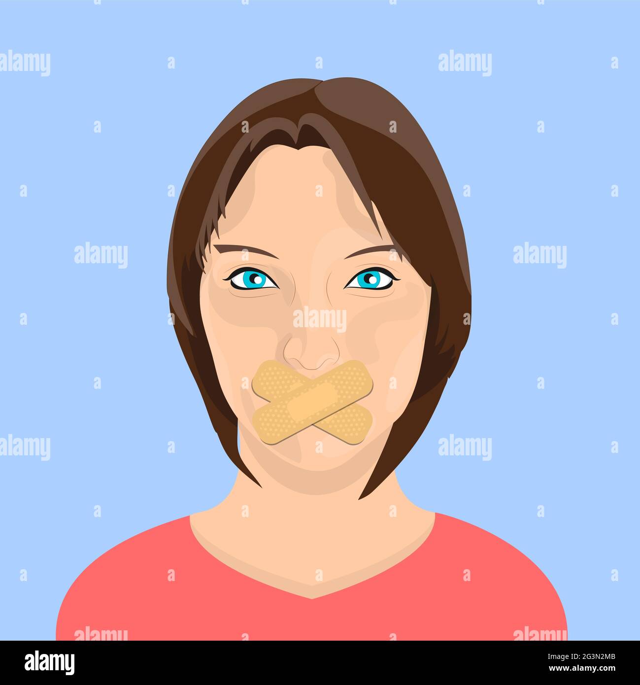 Sticking plaster mouth hi-res stock photography and images - Alamy Sticking plaster mouth hi-res stock photography and images - Alamy