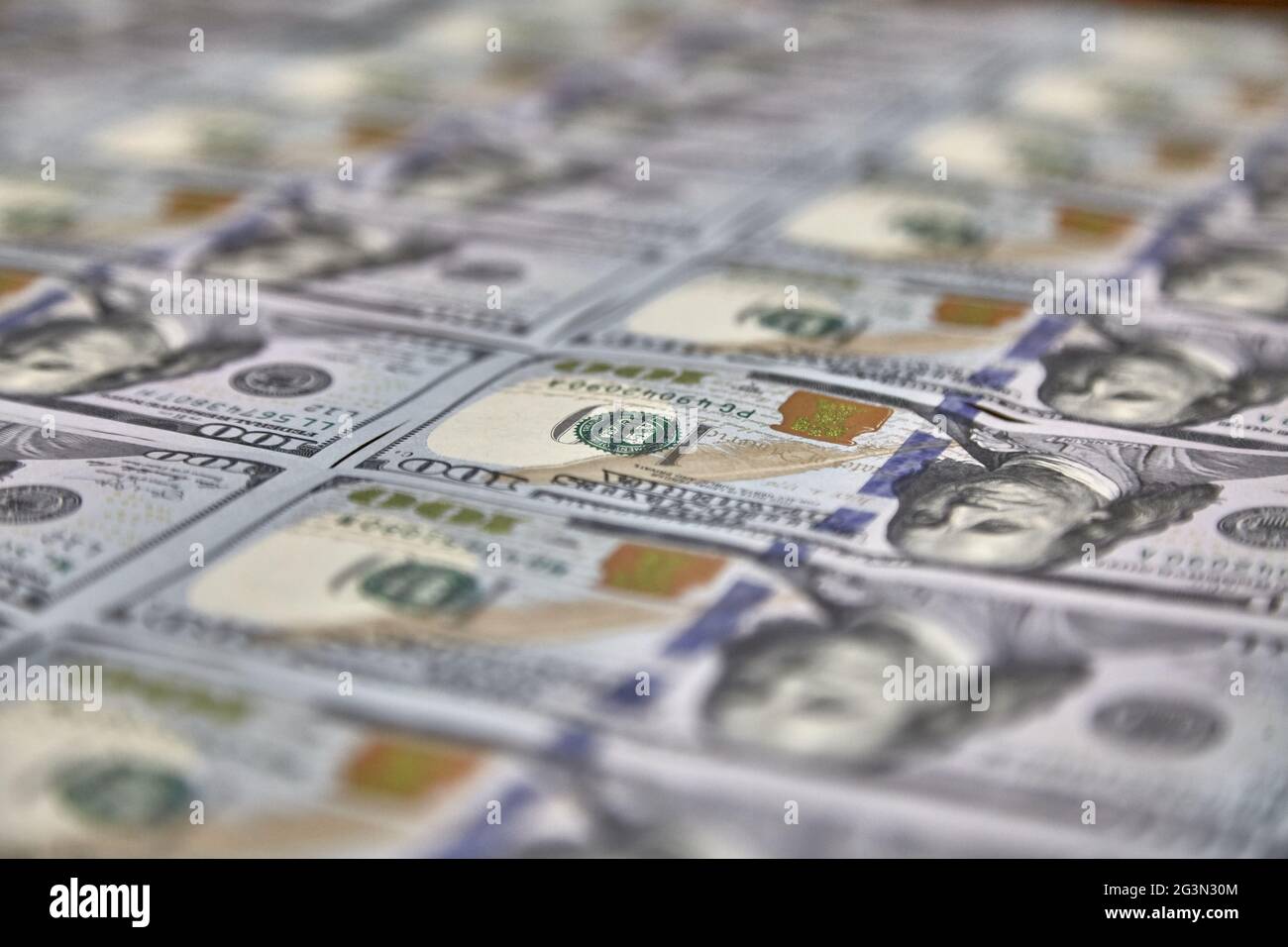 Banknotes lots of background texture close up money dollars from ...