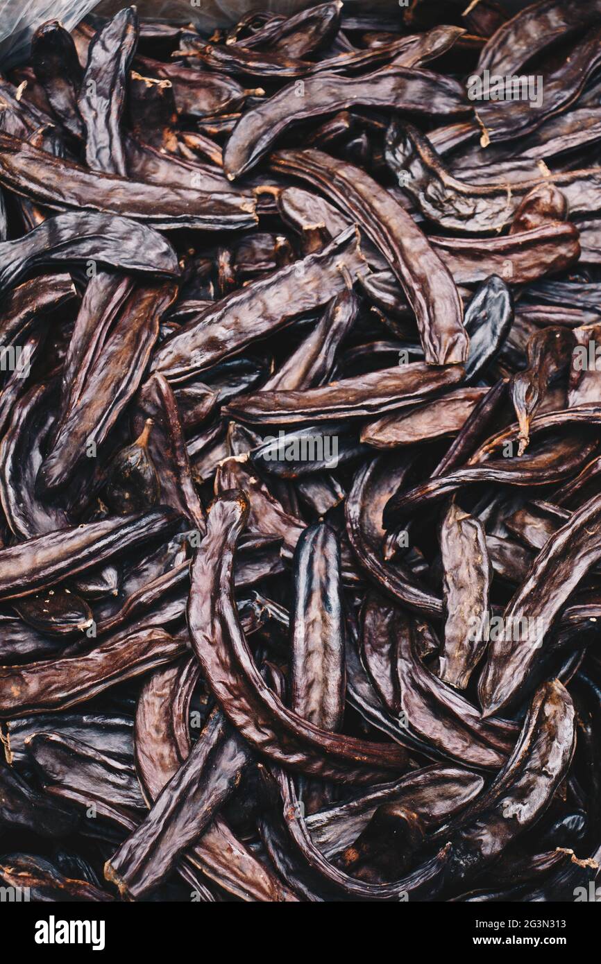 Dried carobs hi-res stock photography and images - Alamy