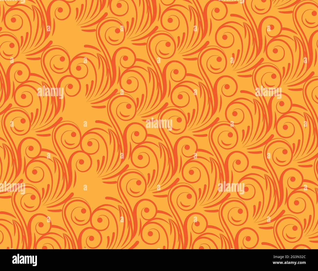 Orange baroque background Stock Vector Image & Art - Alamy