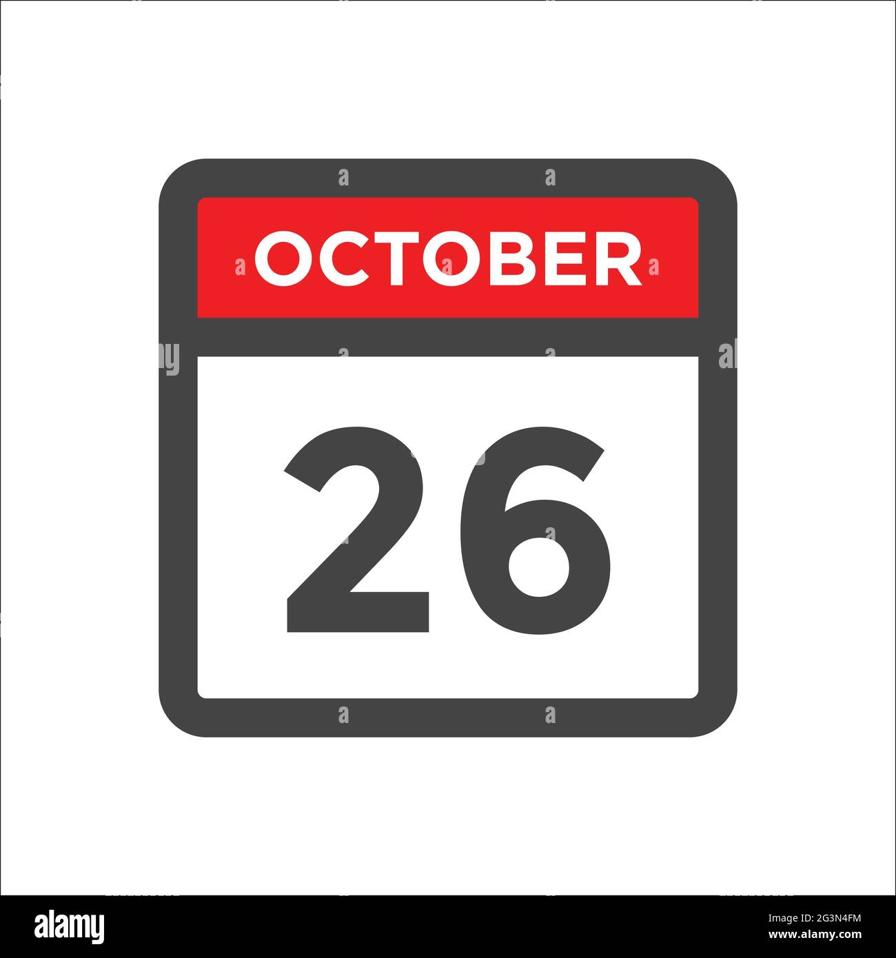 26 october Stock Vector Images - Alamy