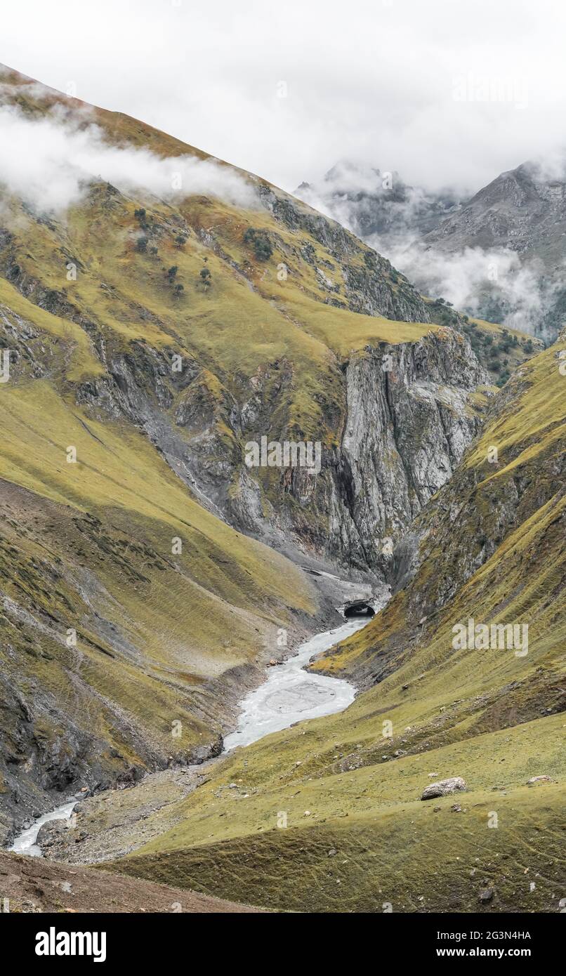 Deep valley in Kashmir Stock Photo - Alamy