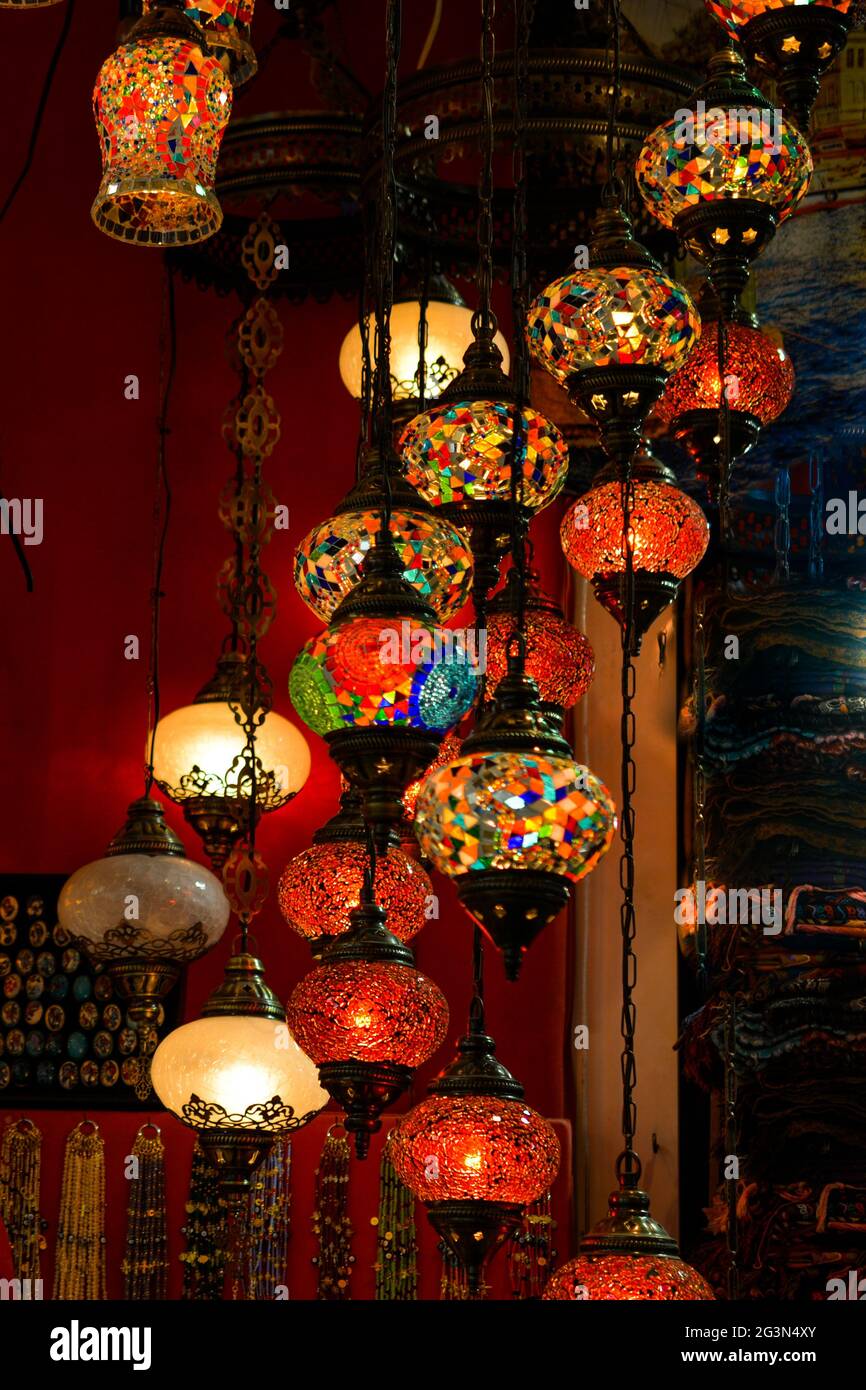Lamps shop grand bazaar market hi-res stock photography and images - Alamy