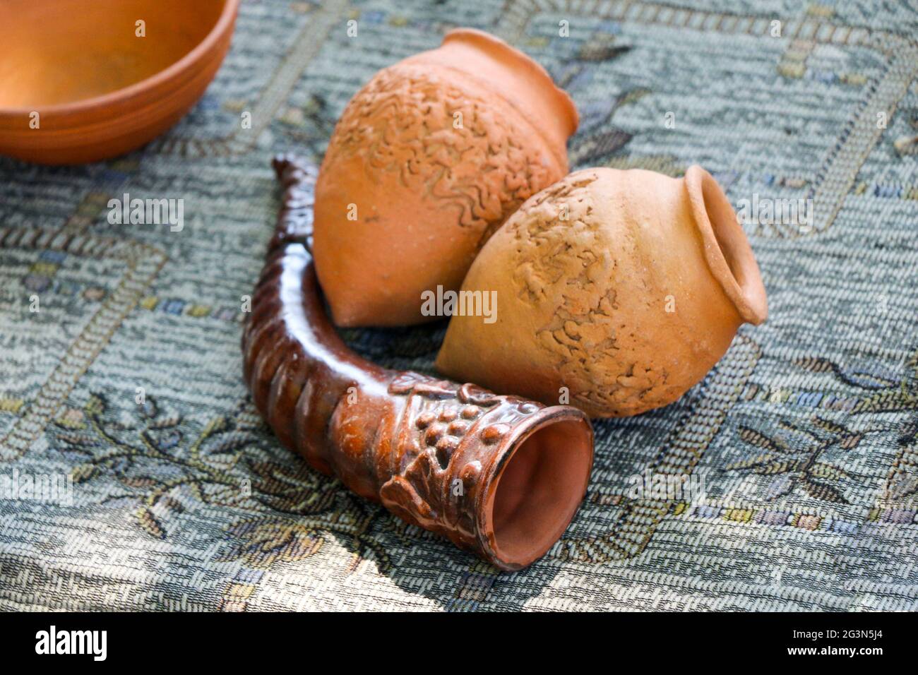 Clay pottery tray hi-res stock photography and images - Alamy