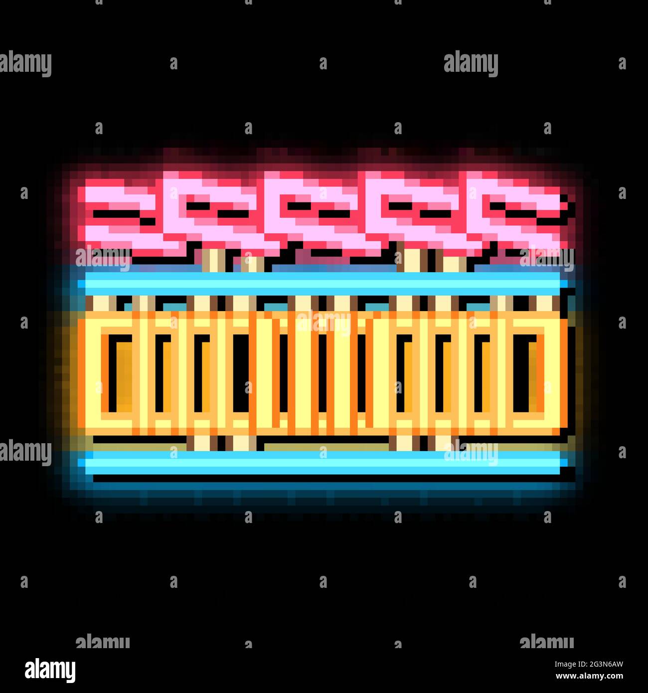 roof layers neon glow icon illustration Stock Vector Image & Art - Alamy