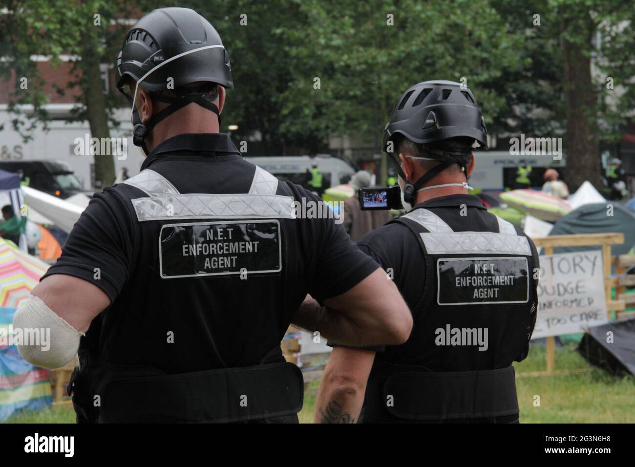 Police filming protest hi-res stock photography and images - Alamy
