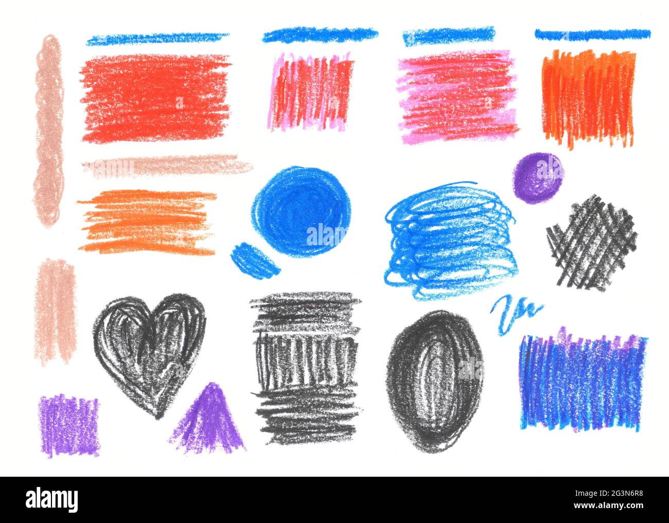 Doodle flower elements design hi-res stock photography and images - Alamy