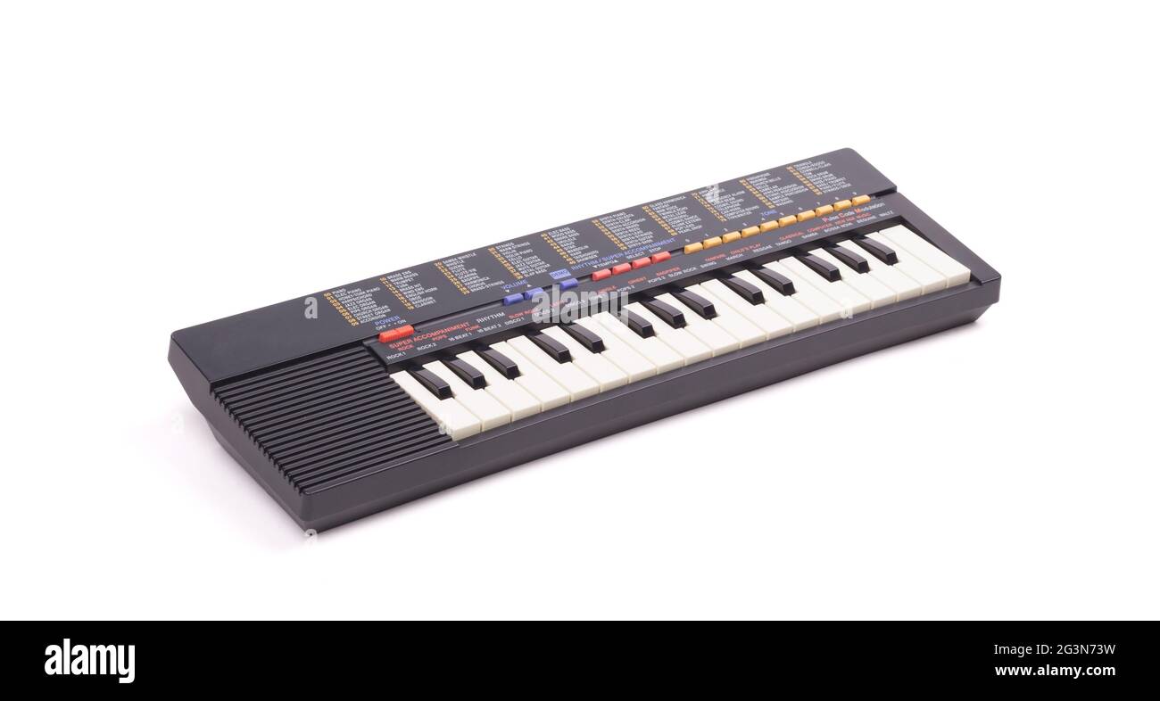 Small old keyboard, isolated Stock Photo - Alamy