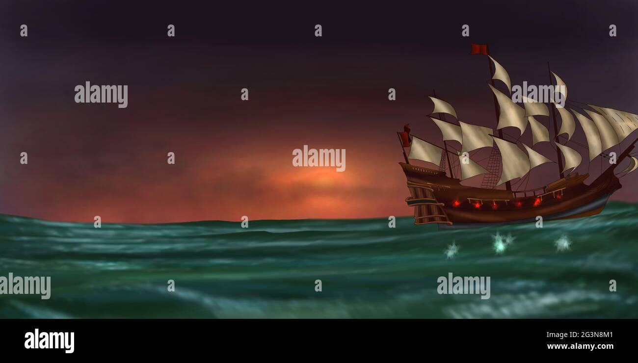 Attacking enemy ships hi-res stock photography and images - Alamy