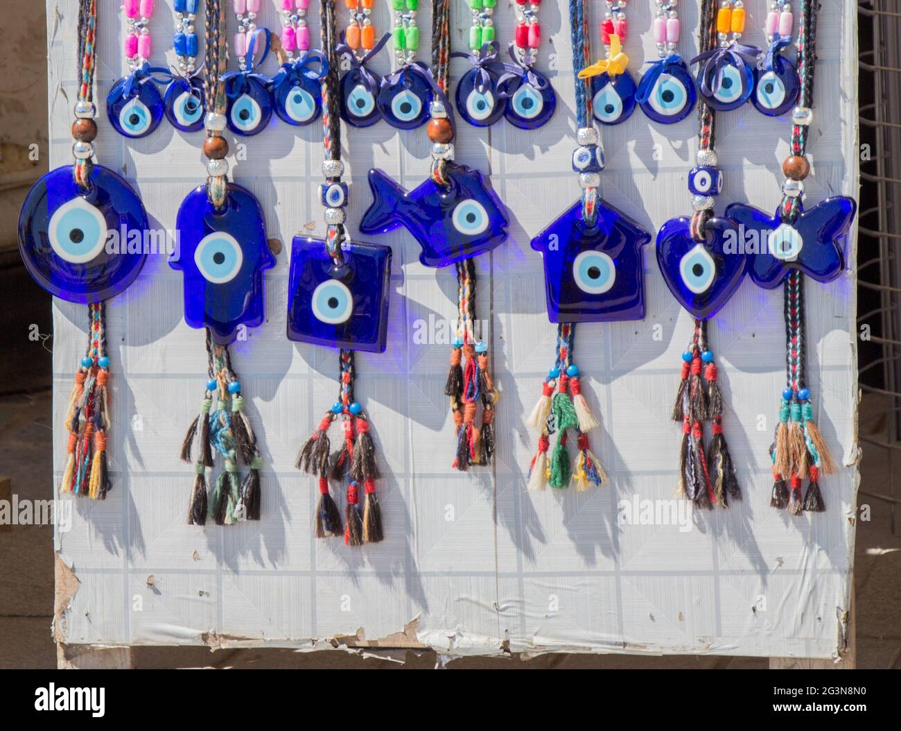 Evil eye bead as Amulet souvenir Stock Photo - Alamy
