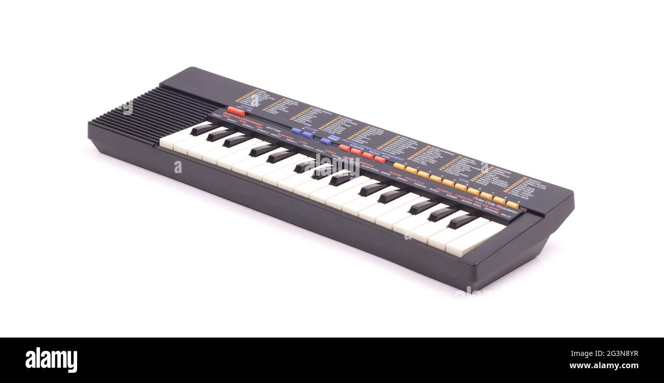 Small old keyboard, isolated Stock Photo - Alamy