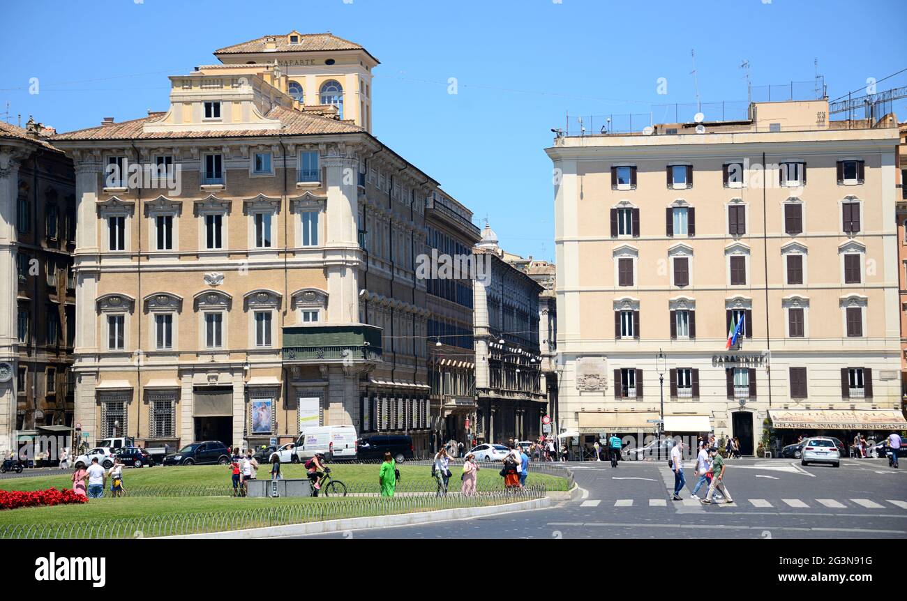 Piazza Venezia is a famous square in Rome. It is located at the foot of ...