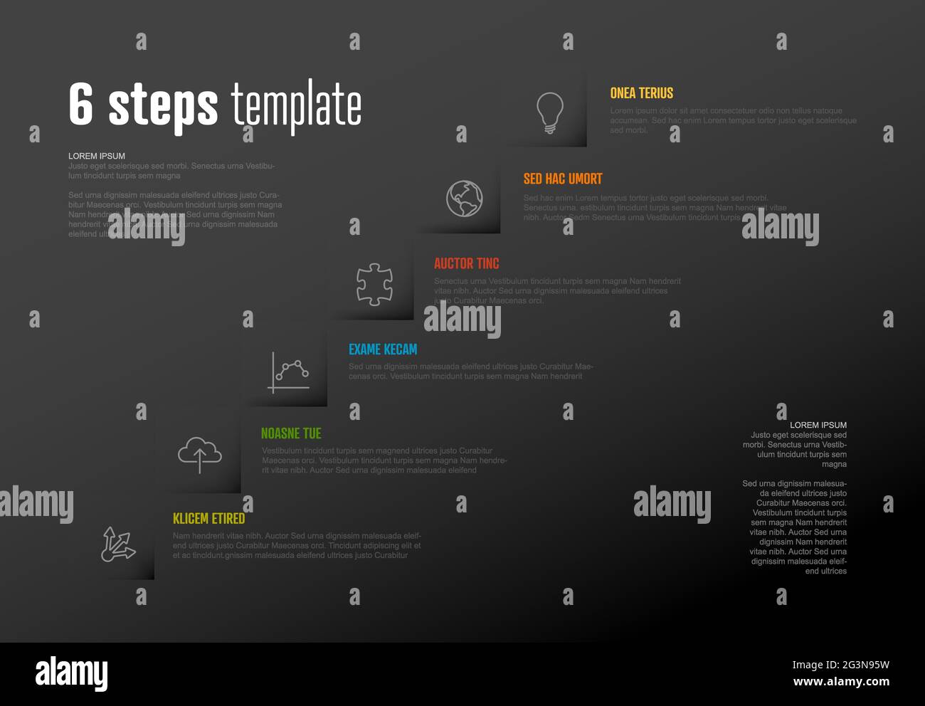 Vector Infographic steps diagram template for workflow, business schema ...