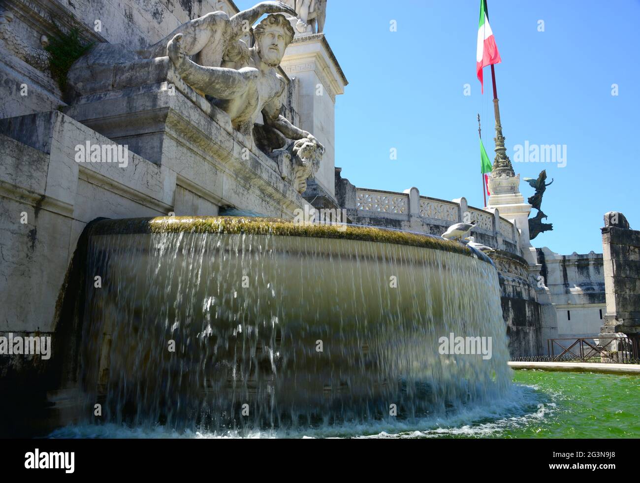 The National Monument to Vittorio Emanuele II or Vittoriano, called ...