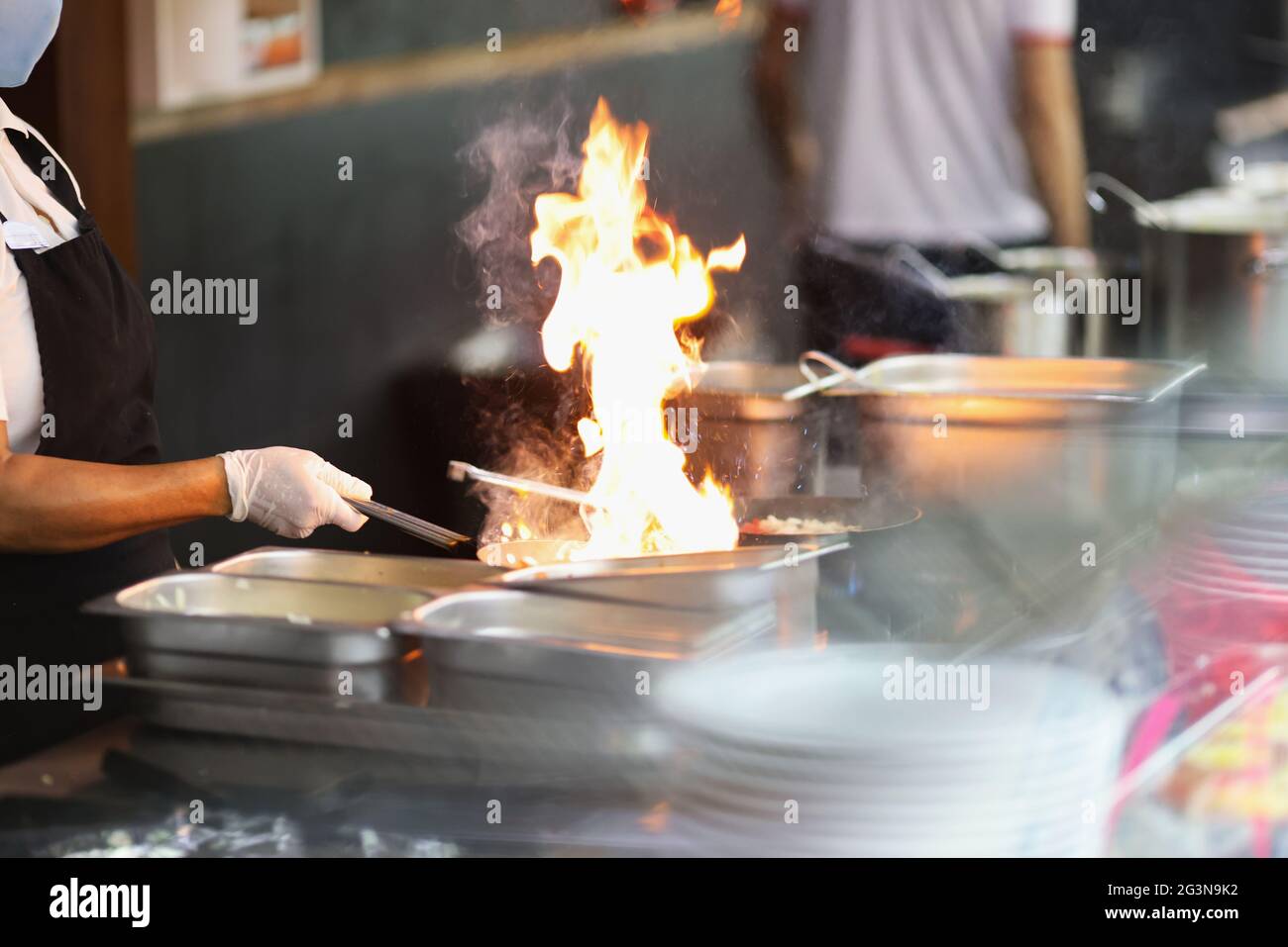 Fire chef hi-res stock photography and images - Alamy
