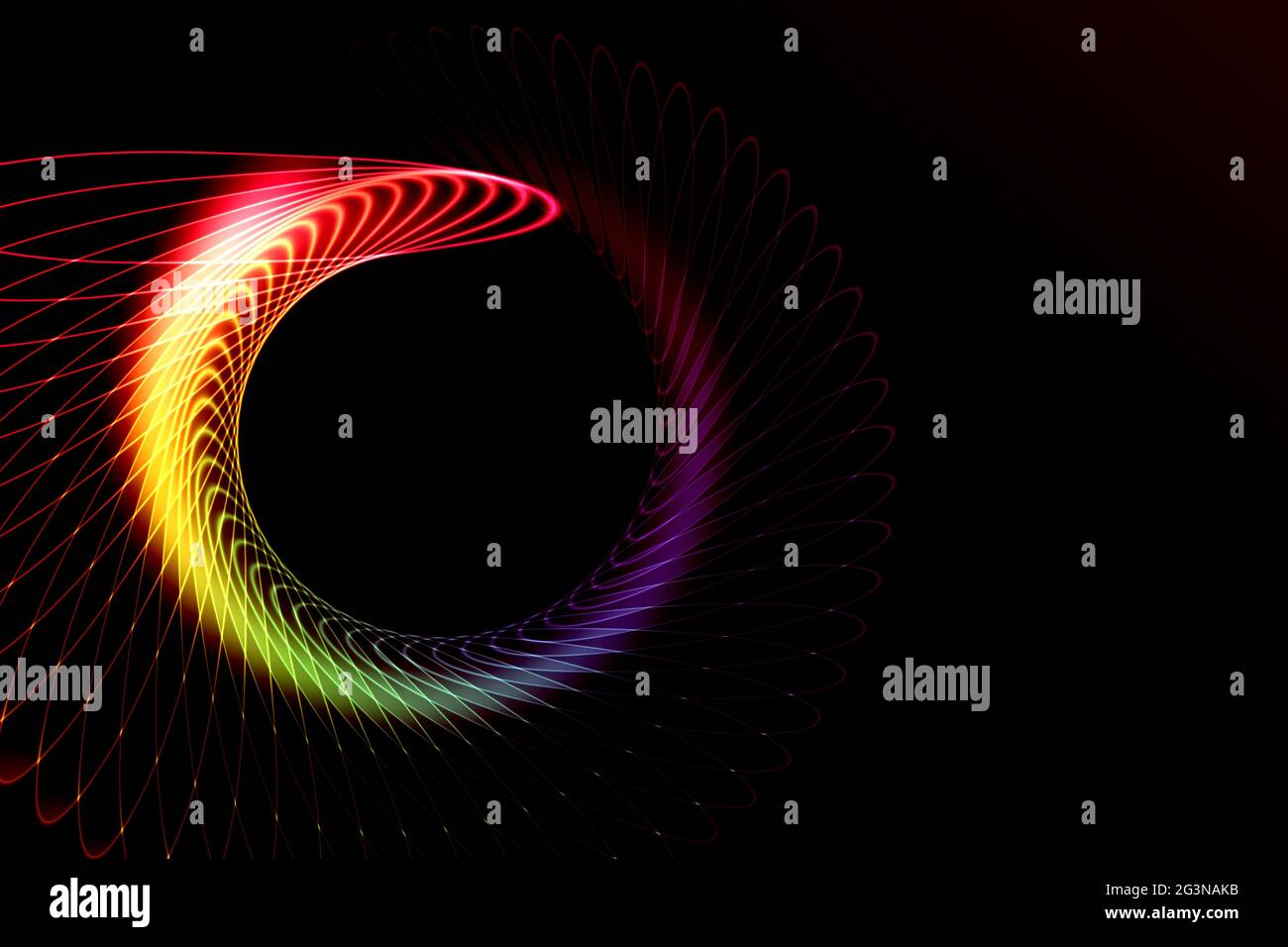 Colorful circular abstract background with circular lines Stock Photo ...