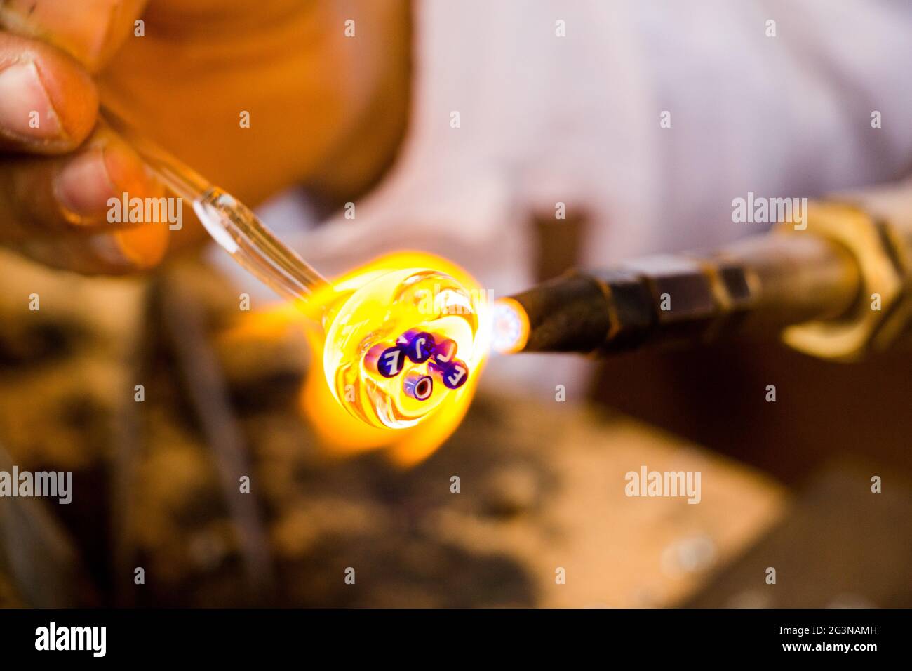 Manufacturing glass temperature hi-res stock photography and images - Alamy