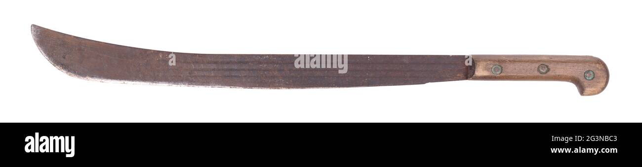 Big machete isolated Stock Photo - Alamy