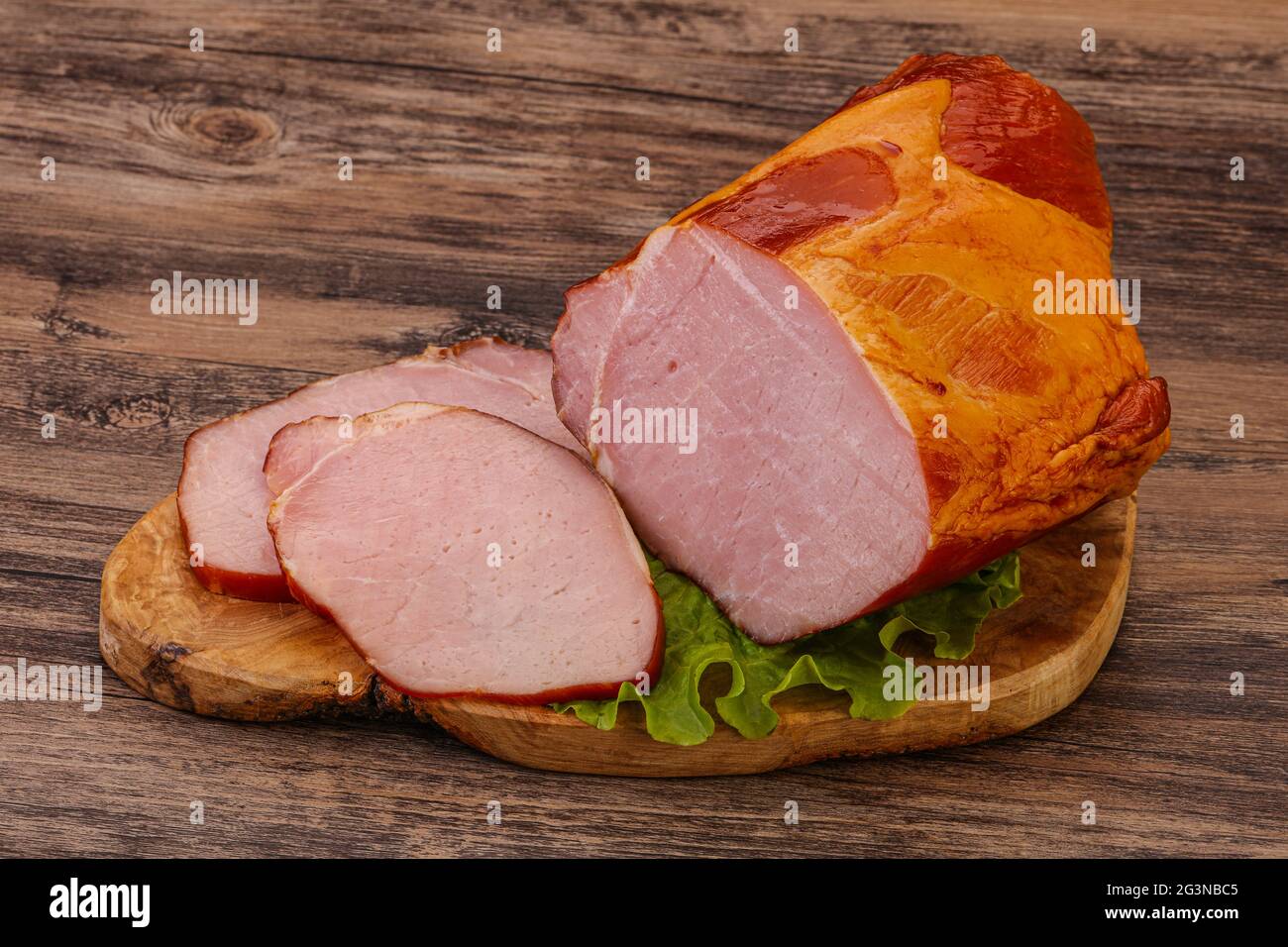Smoked pork lion with spices and herbs Stock Photo - Alamy