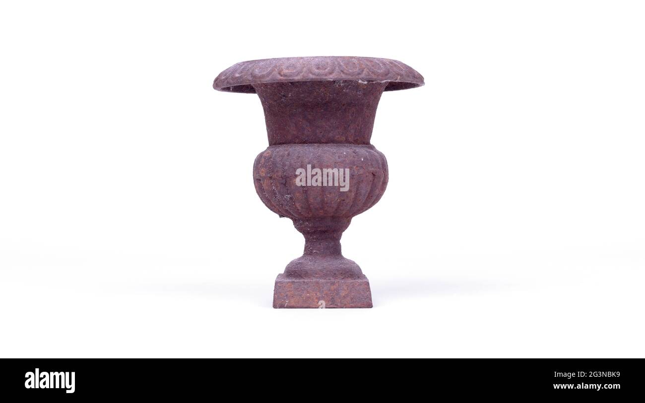 Empty plant pot isolated Stock Photo - Alamy