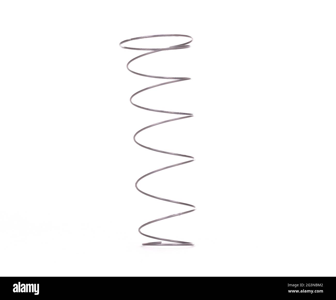 Coil spring, isolated Stock Photo - Alamy