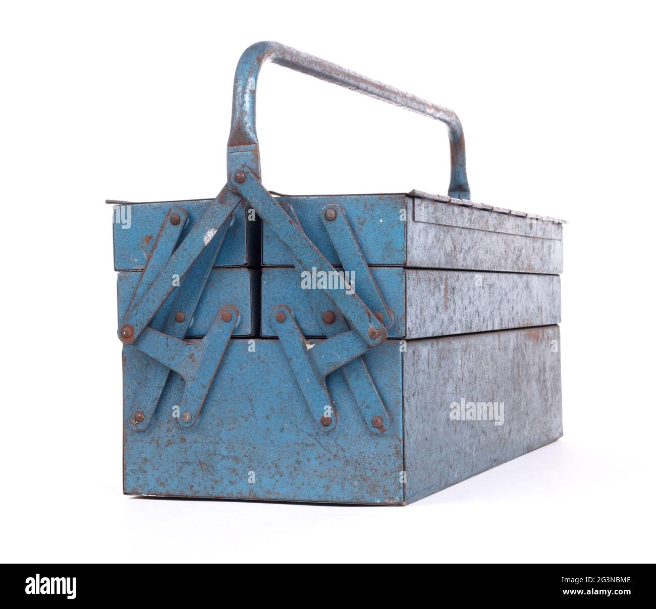 Old metal toolbox Stock Photo - Alamy