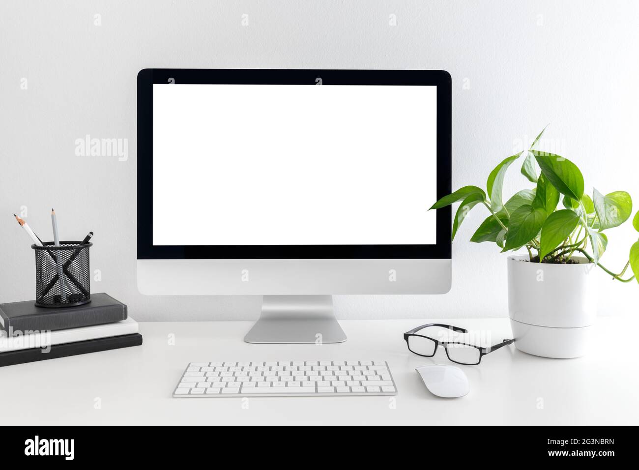 Computer mock up Stock Photo - Alamy