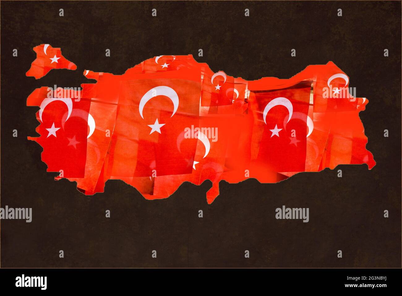 Turkiye map hi-res stock photography and images - Alamy
