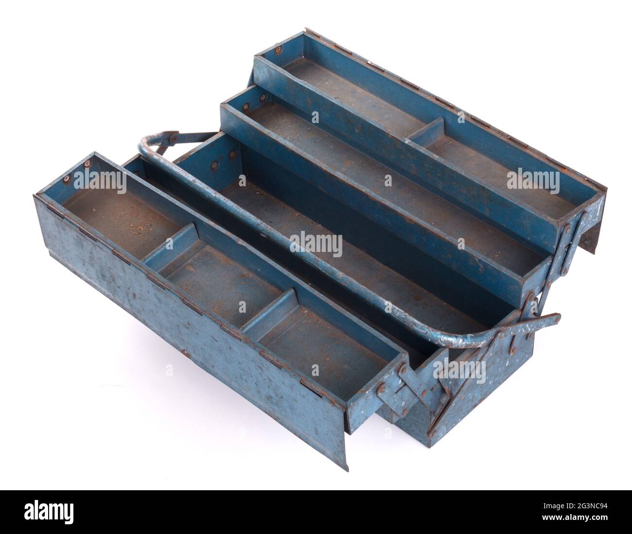 Old metal toolbox Stock Photo - Alamy