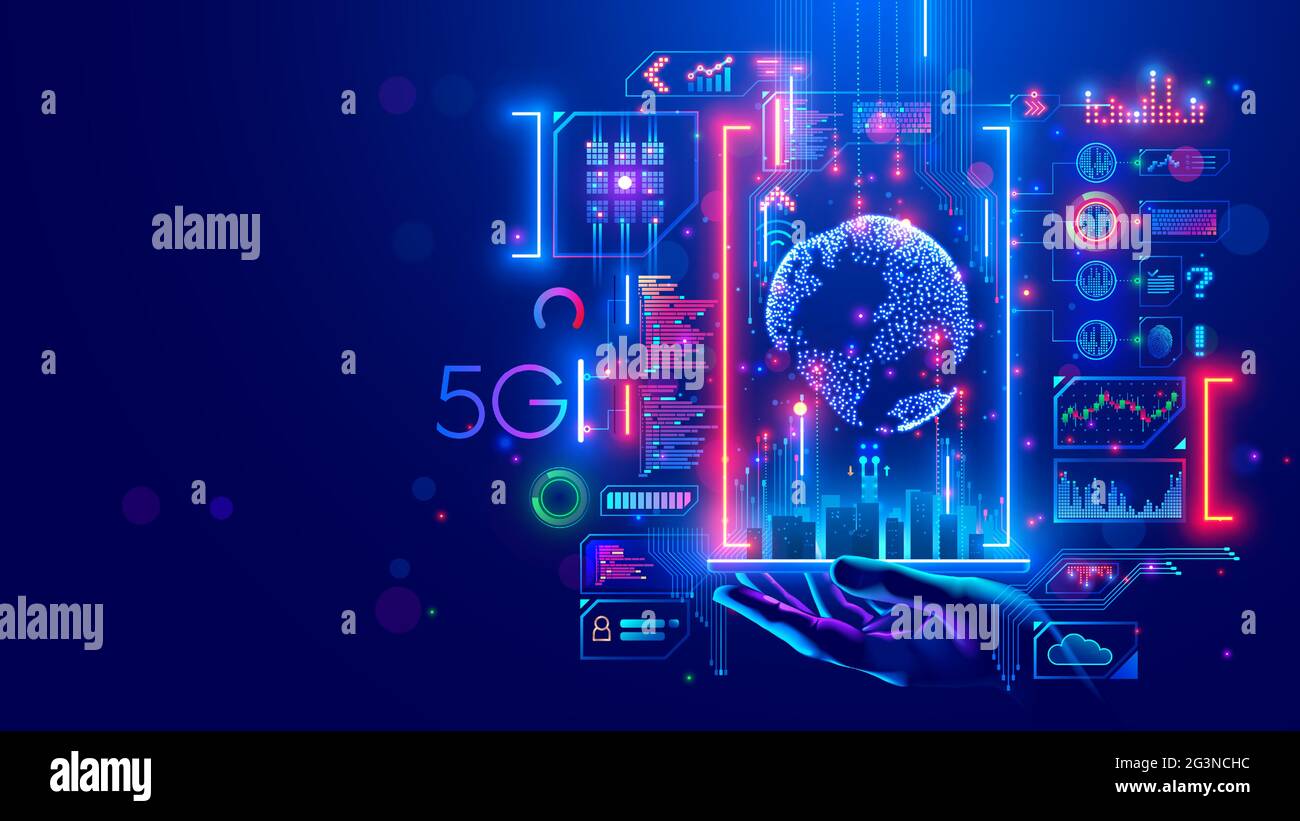 5g network concept future Stock Vector Images - Alamy