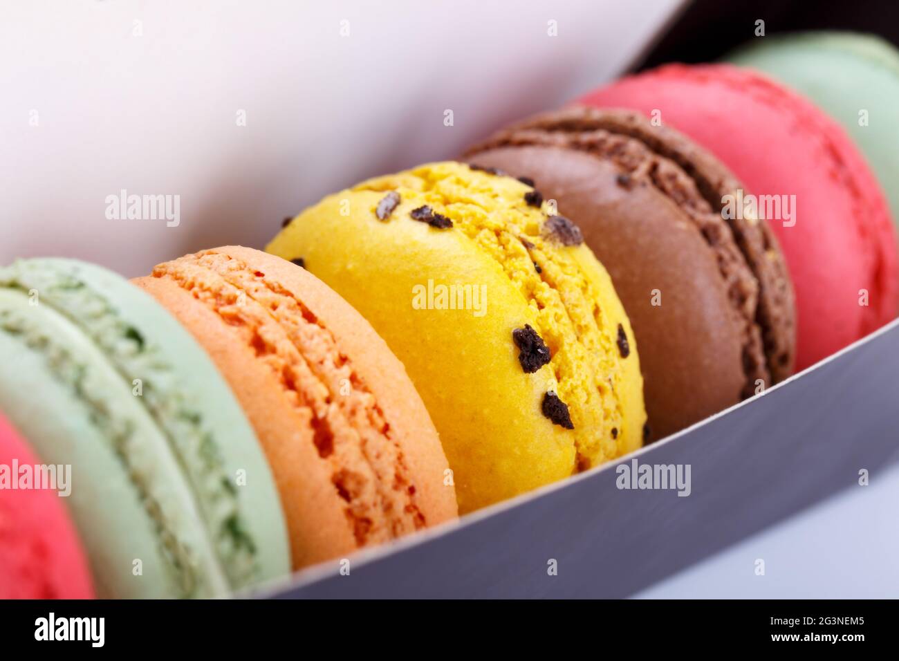 Colorful french macarons Stock Photo - Alamy