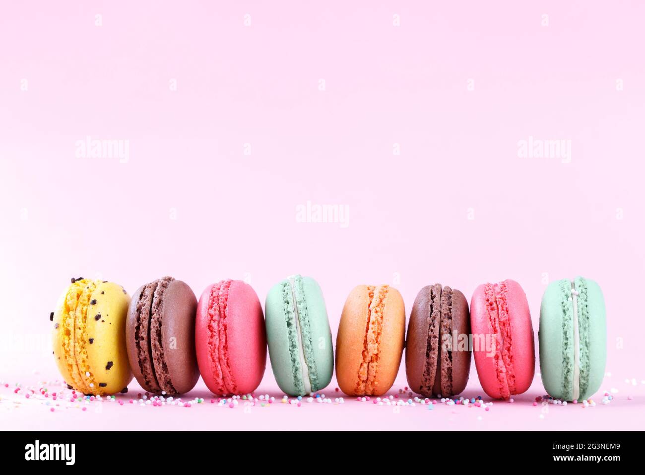 Colorful french macarons Stock Photo - Alamy