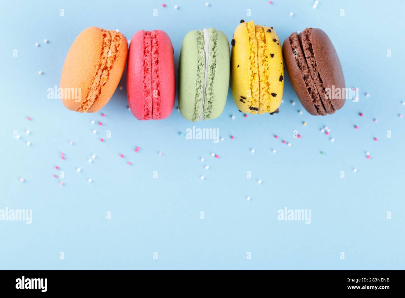 Colorful french macarons Stock Photo - Alamy
