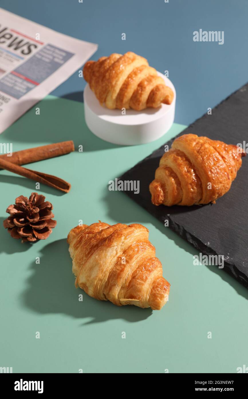 Crisp croissant hi-res stock photography and images - Alamy