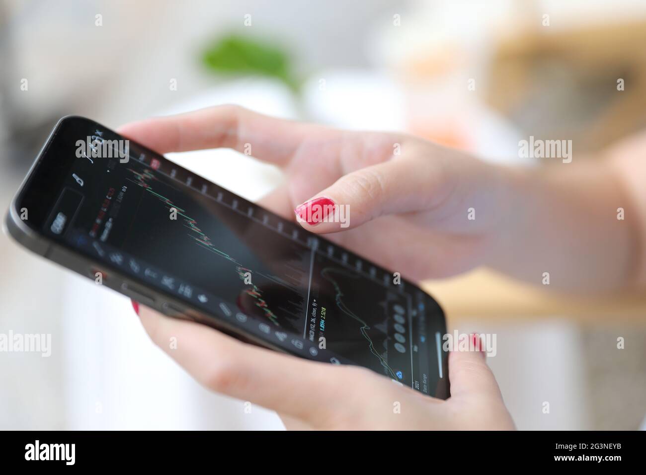 Financial trading charts hi-res stock photography and images - Alamy