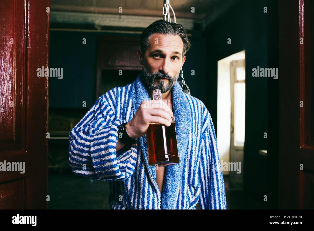Man drunk bottle hi-res stock photography and images - Alamy