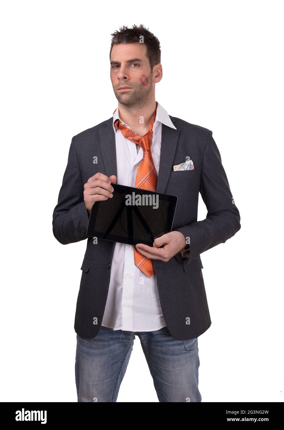 Bruised business man Stock Photo - Alamy