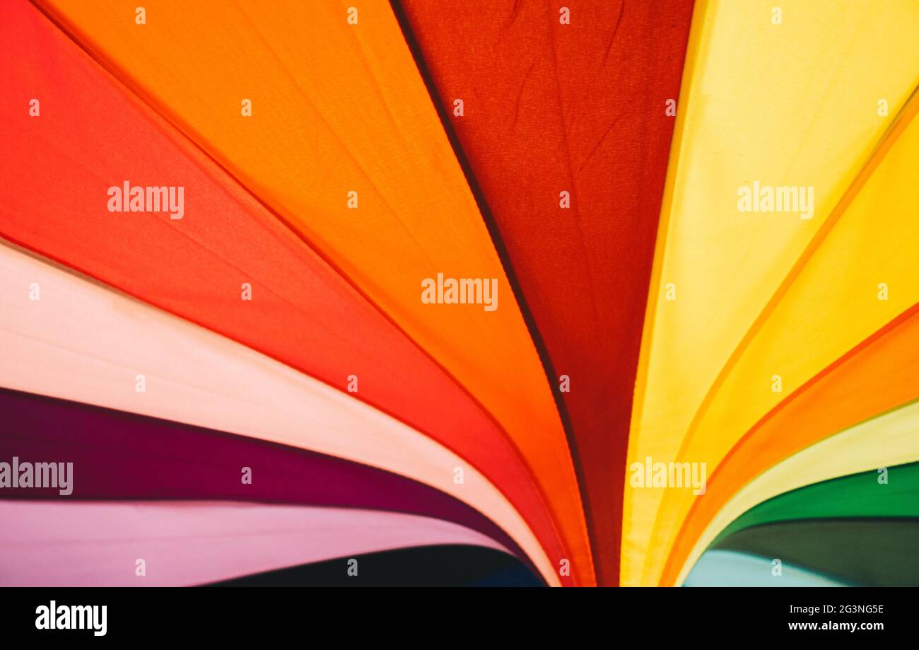 Colorful objects as mixed multi color background Stock Photo - Alamy