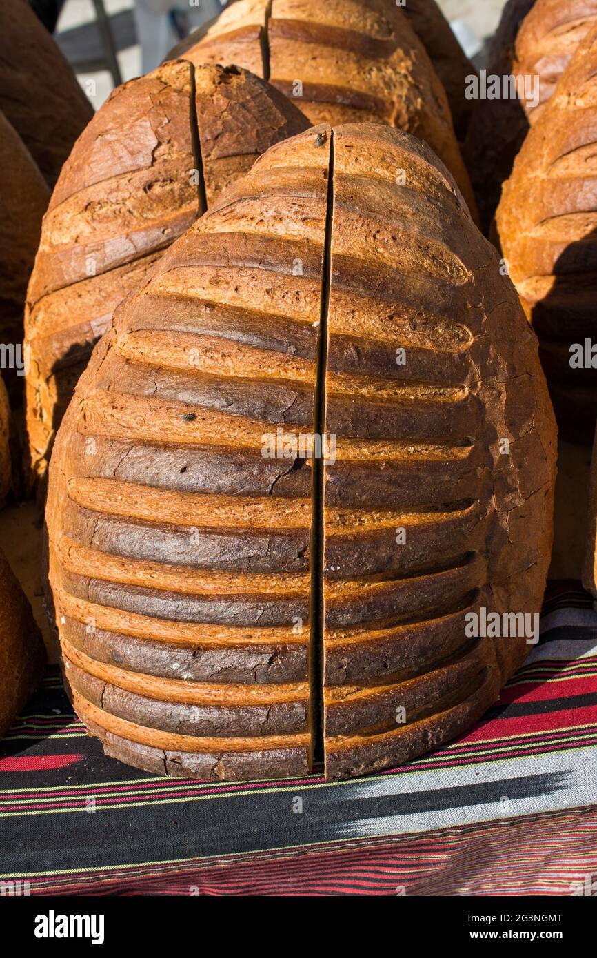 Traditional Turkish style made bread Stock Photo - Alamy