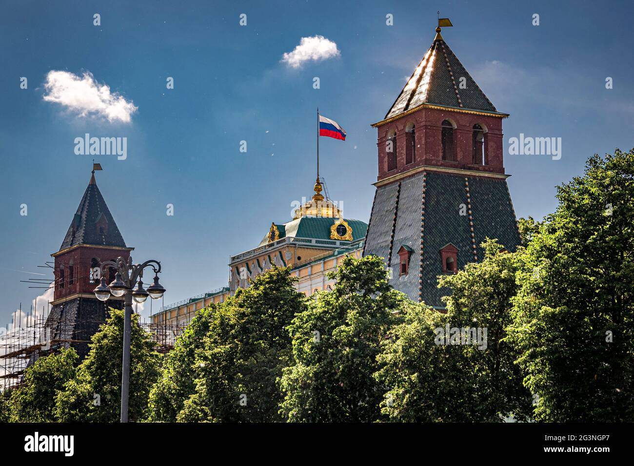 Russia, Moscow. Moscow Kremlin Stock Photo - Alamy