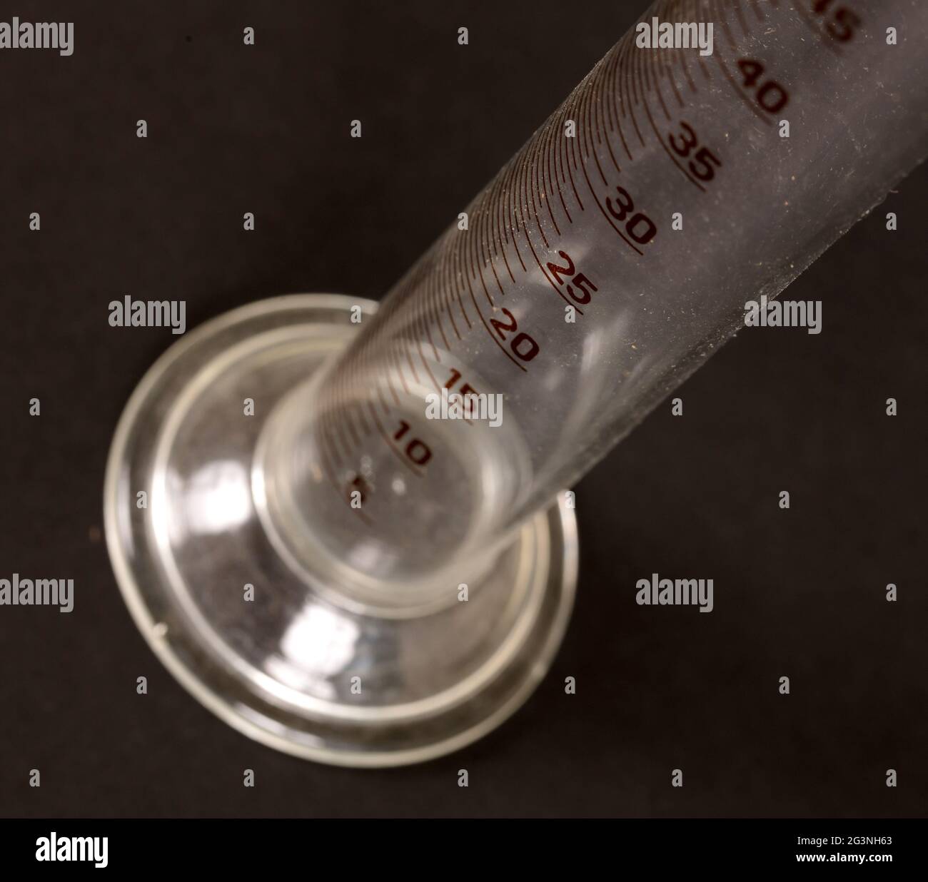 Old measuring cylinder Stock Photo - Alamy