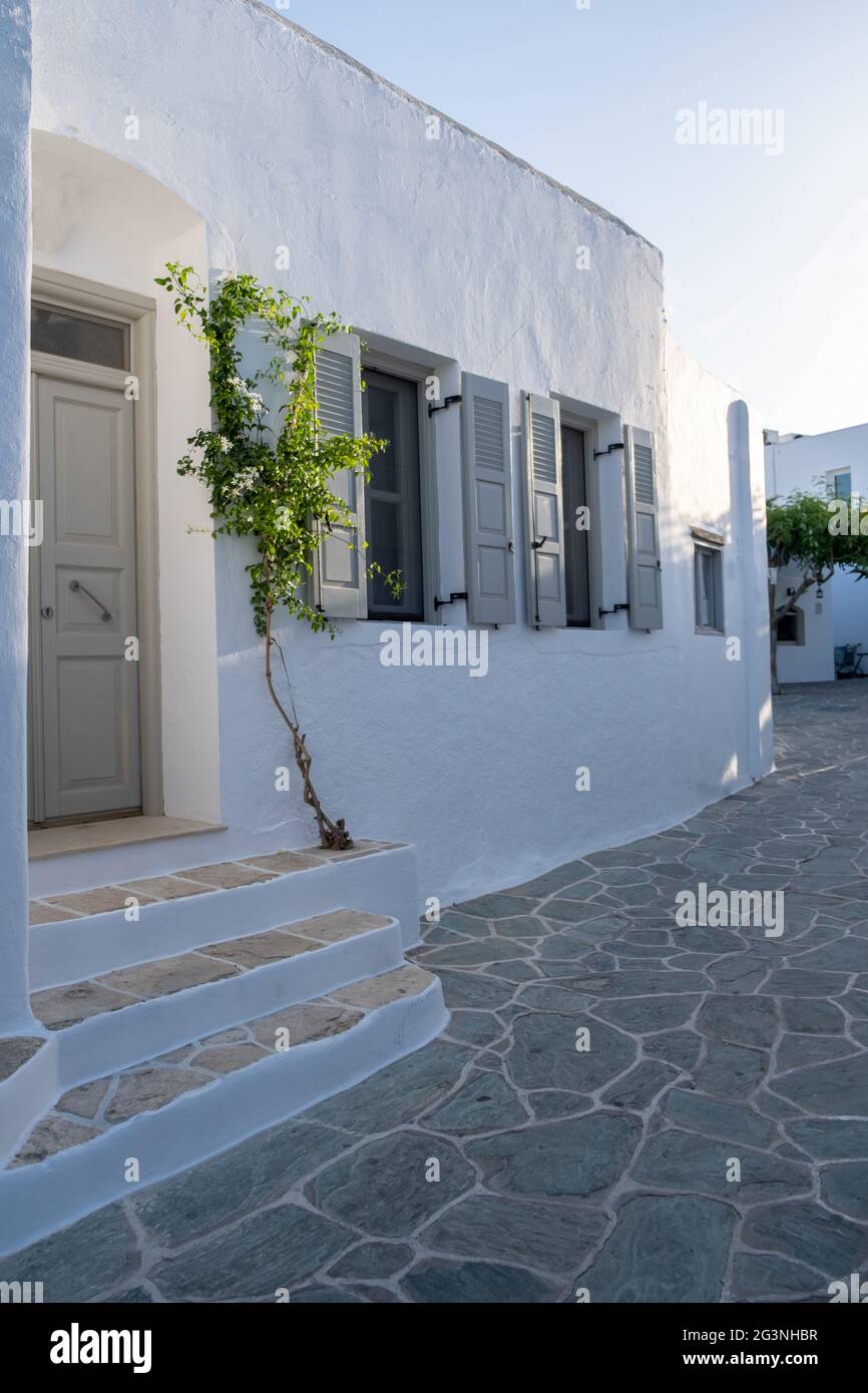 Folegandros island, Greece, Cyclades. Chora village traditional ...
