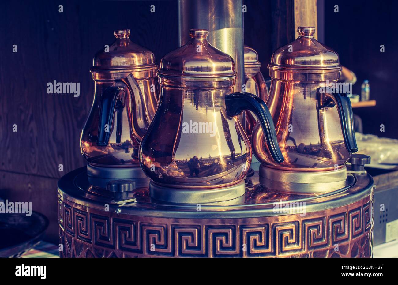 Turkish tea pot hi-res stock photography and images - Alamy
