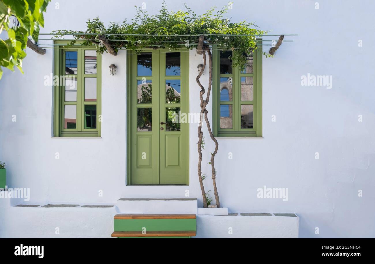 Folegandros island, Greece, Cyclades. Chora traditional Cycladic ...